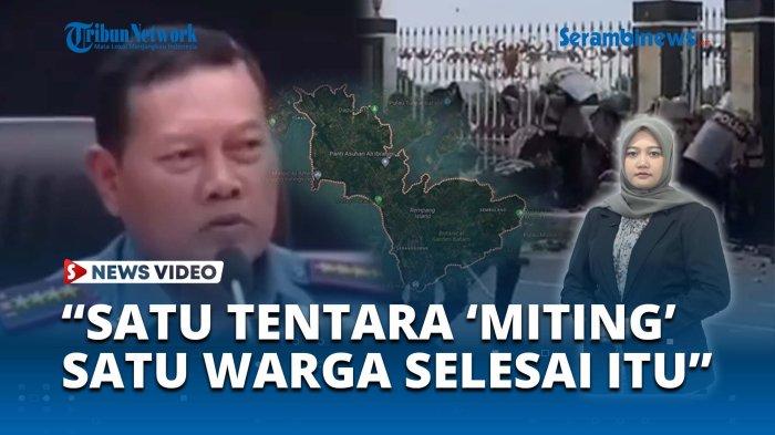 VIDEO Panglima TNI Kerahkan Pasukan Militer ke Rempang: Satu Orang ... VIDEO Panglima TNI Kerahkan Pasukan Militer ke Rempang: Satu Orang ...