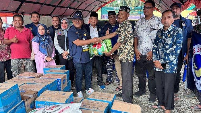 Muslim Ayub Bersama Rescue NasDem Bantu Korban Banjir di Aceh Tenggara, Salurkan Paket Sembako ...