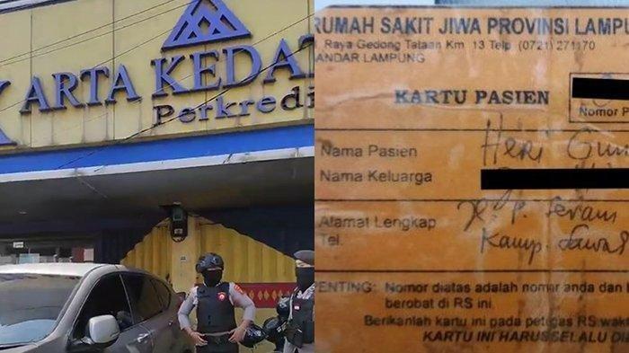 Heri Gunawan Rampok Bank Arta di Lampung dan Tembak Tiga Orang, Pelaku ...