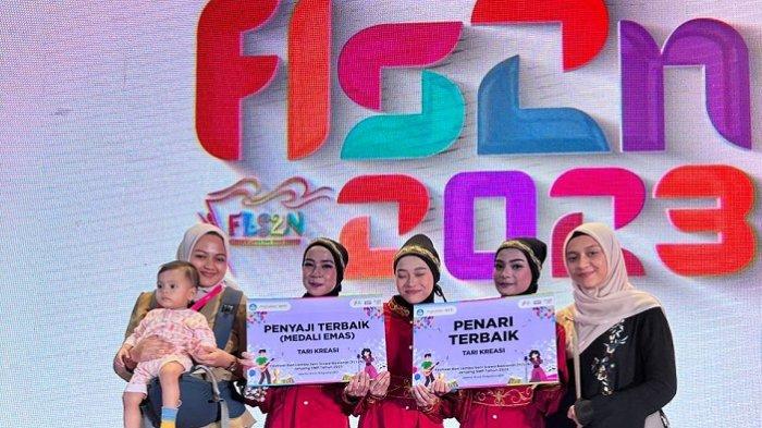 Siswa SMPN 1 Banda Aceh Raih Medali Emas FLS2N 2023 - Serambinews.com