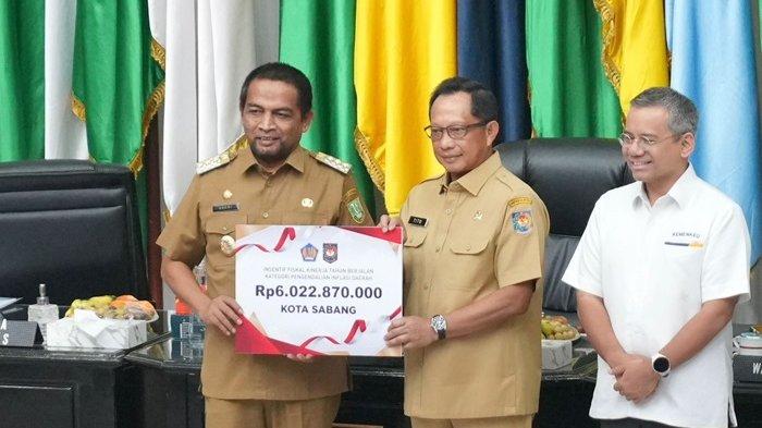 Berhasil Kendalikan Inflasi, Pemko Sabang Raih Penghargaan Insentif Fiskal dari Mendagri Rp 6 ...