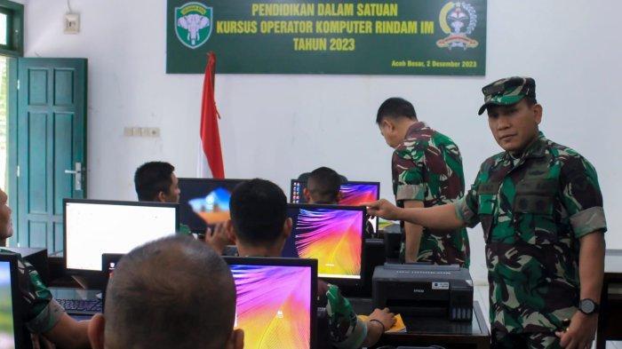 Danrindam IM Buka Pendidikan Dalam Satuan kursus Operator Komputer ...