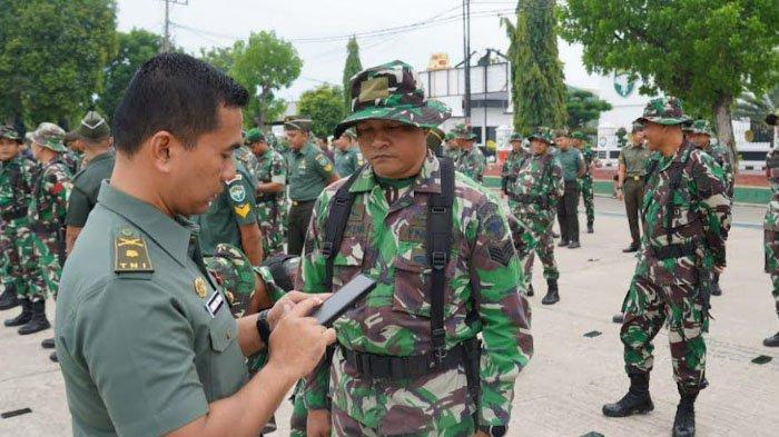 Berantas Judi Online, Korem Lilawangsa Razia Hp Ratusan Prajurit TNI - Serambinews.com