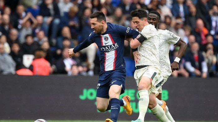 Hasil Liga Prancis: Hakimi Kartu Merah, PSG Tumbang, Lionel Messi cs Dihantam Lorient ...