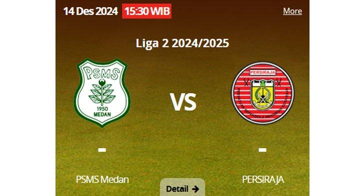 Sore Ini, Persiraja dan PSMS Saling Berebut Puncak Klasemen dalam Derby ...