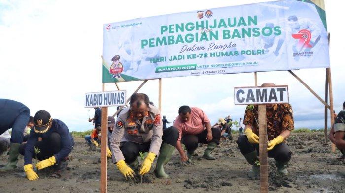 HUT Ke-72 Humas Polri, Polda Aceh Tanam 300 Pohon Mangrove ... HUT Ke-72 Humas Polri, Polda Aceh Tanam 300 Pohon Mangrove ...