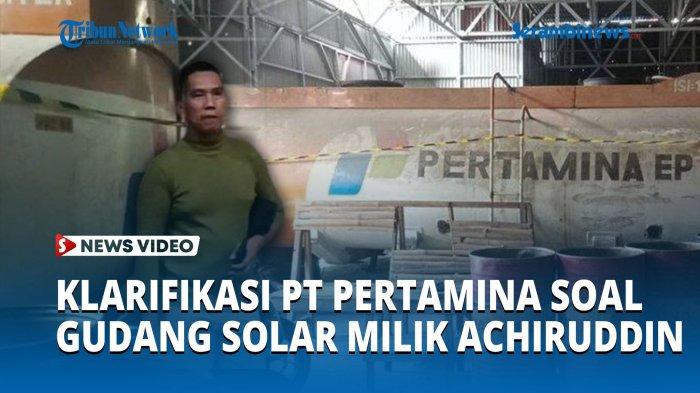 VIDEO Pertamina Sebut Gudang Solar Milik AKBP Achiruddin Bukan Lembaga ...
