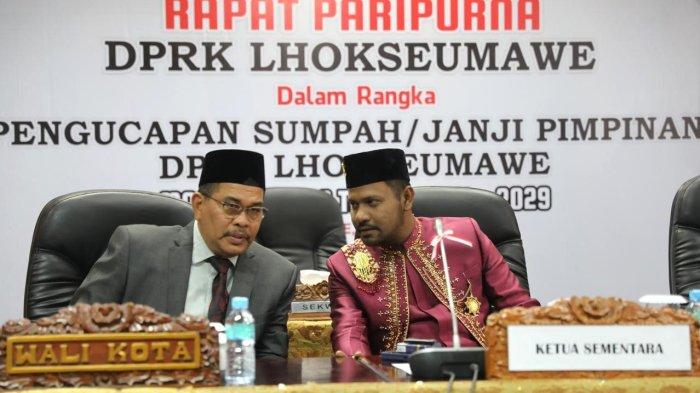 Tiga Pimpinan DPRK Dilantik, Pj Wali Kota Lhokseumawe Ingatkan Satu Hal ...