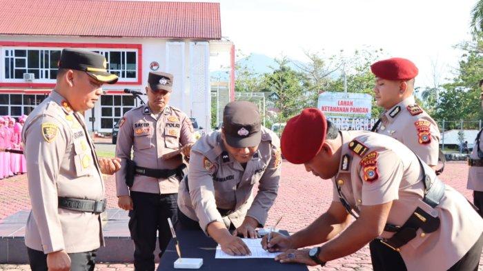 Polres Aceh Besar Sertijab Waka Polres dan Sejumlah Kasat - Serambinews.com