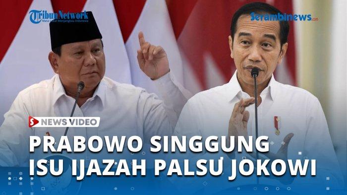 VIDEO - Prabowo Heran Kasus Ijazah Palsu Jokowi Dipersoalkan: Nanti Ijazah Saya Ditanya-tanya ...