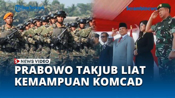 VIDEO Prabowo Takjub Liat Kemampuan Komcad, Hingga Kini Sudah Ada 8 ...