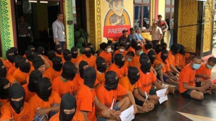 Banyaknya Bandit di Medan, Puluhan Pelaku Kriminal dan Narkoba Ditangkap Polres Pelabuhan ...