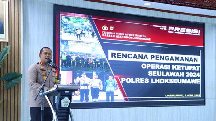 Polres Lhokseumawe Siapkan Empat Pos Pengamanan Lebaran Idul Fitri tahun 2024 - Serambinews.com