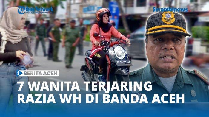 VIDEO - Tujuh Wanita Terjaring Razia Busana Muslim di Jalan T Umar Banda Aceh - Serambinews.com