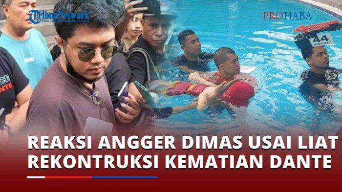 VIDEO Reaksi Angger Dimas Melihat Rekonstruksi Kasus Kematian Buah ...