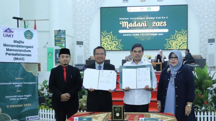 UIN Ar-Raniry Teken MoU dengan UMT Malaysia - Serambinews.com
