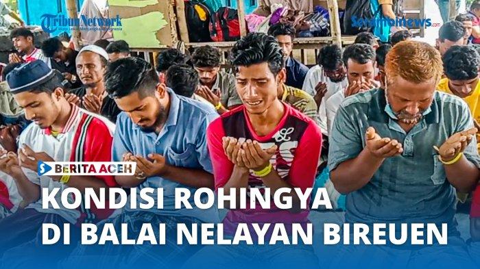 VIDEO - Ratusan Pengungsi Rohingya Tidur di Balai Nelayan Gandapura Bireuen - Serambinews.com