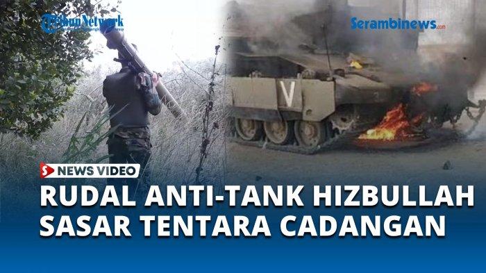 VIDEO Rudal Anti-Tank Hizbullah Sasar Tank Merkava Israel, Batalyon ...