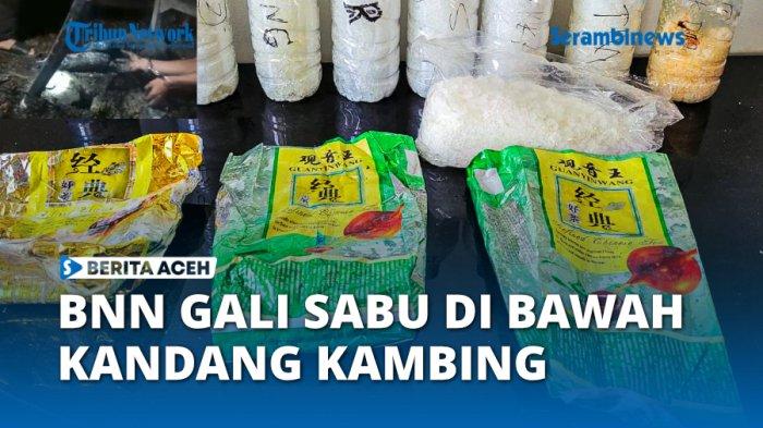 VIDEO - BNN Gali Narkotika Jenis Sabu di Bawah Kandang Kambing ...