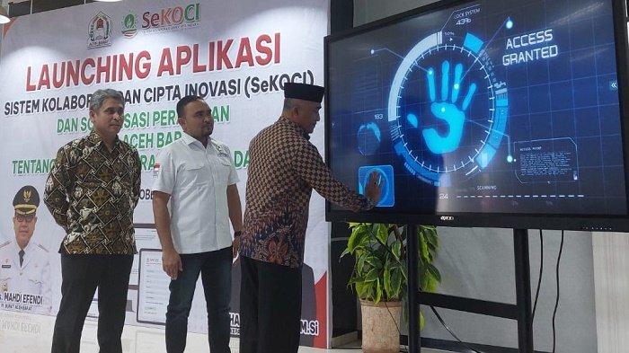 Aceh Barat Launching Aplikasi SeKOCI - Serambinews.com