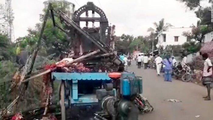 Ritual Agama di India Berujung Maut, 11 Orang Tewas Terbakar dan Tersengat Listrik - Serambinews.com