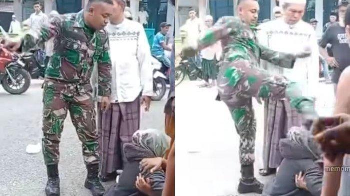 Kronologi Anggota Tni Pratu It Ngamuk Tendang Kepala Warga Di Deli