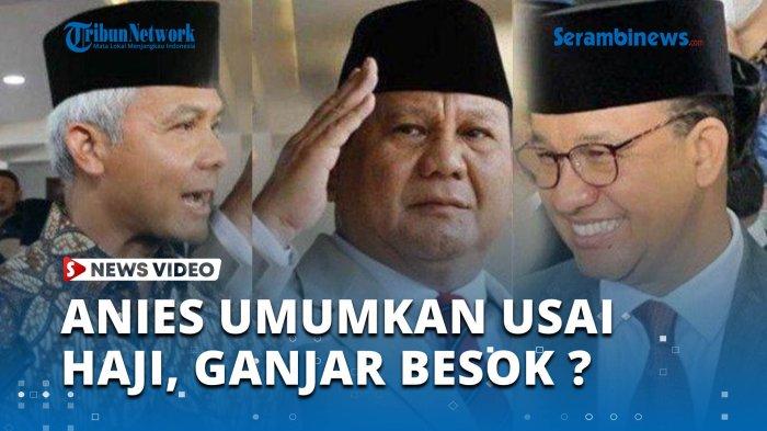 VIDEO Sepulang Haji. Anies Umumkan Cawapres, Puan Beri Sinyal Cawapres Ganjar Besok ...