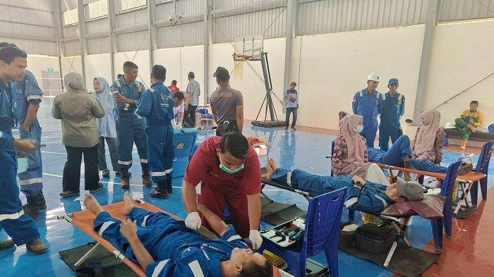Bantu Stok di Aceh Timur, Pekerja Medco E&P Malaka Donor Darah - Serambinews.com