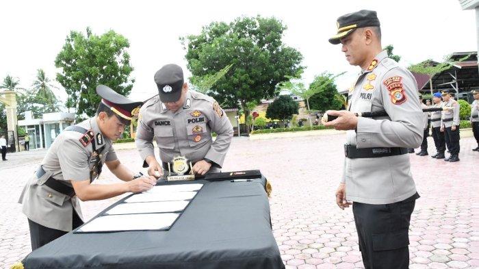 Iptu Eko Suhendro Jabat Kasat Lantas Polres Aceh Timur, Kapolres Minta Satu Hal - Serambinews.com