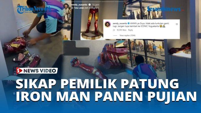 VIDEO Sikap Pemilik Action Figure Iron Man yang Hancur Panen Pujian ...