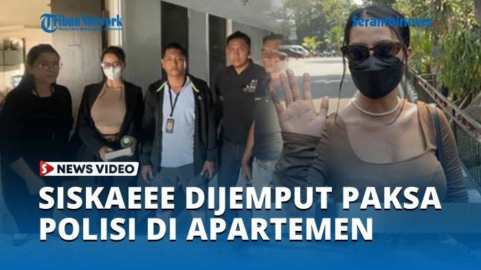 VIDEO Siskaeee Dijemput Paksa Polisi di Apartemen di Jogja, Menunduk & Pakai Masker ...