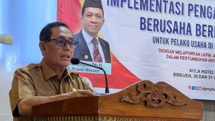 DPMPTSP Bireuen Sosialisasi Implementasi Pengawasan Izin Berusaha, Ini Kata Sekdakab Ibrahim ...