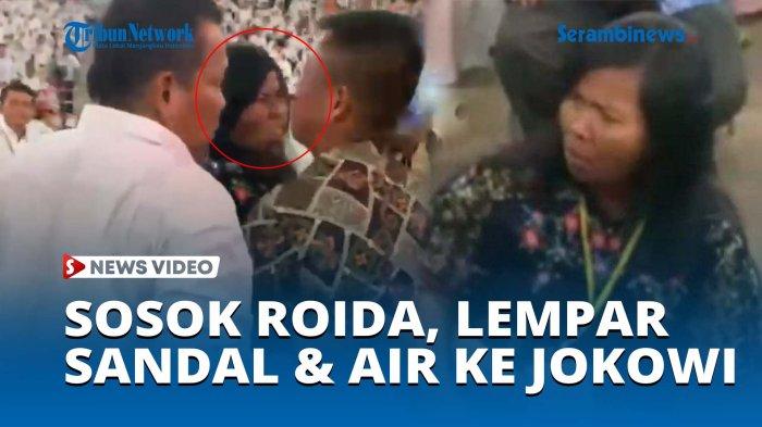 VIDEO Sosok Roida Tampubolon yang Lempar Sandal dan Siram Air ke Jokowi, Terindikasi ODG ...