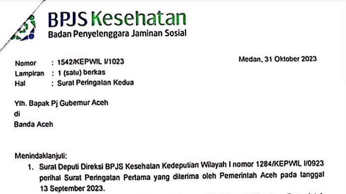 JKA Akan Disetop Mulai 11 November, BPJS Kesehatan Beri SP2 kepada ...