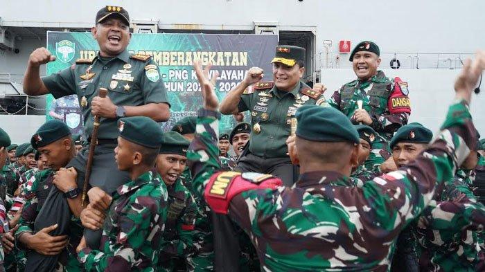 Kodam IM Kirim 450 Prajurit TNI Raider 112/DJ ke Papua - Serambinews.com