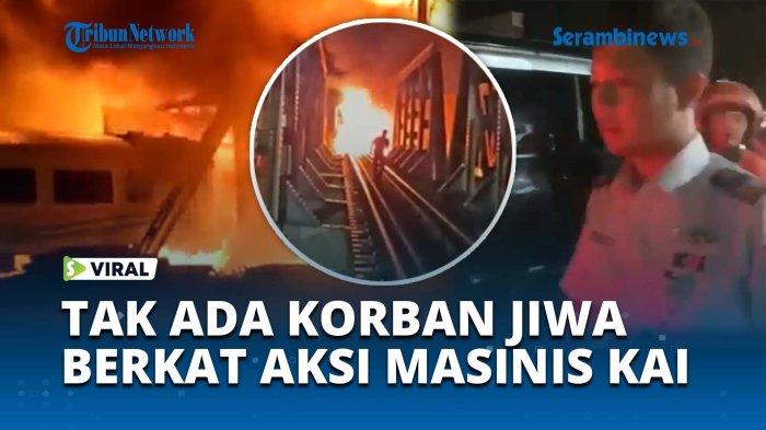 VIDEO Tak ada Korban Jiwa pada Tragedi KA Brantas Tabrak Truk Mogok, Masinis dan Asisten Tuai ...