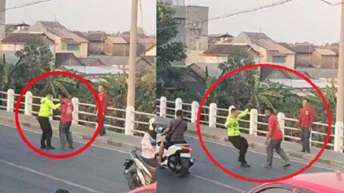 Polisi Ditendang dan Dipukul ODGJ yang Ganggu Pengguna Jalan di Solo ...