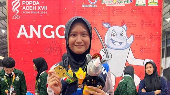 Cabor Anggar Sumbang Emas Pertama untuk Kontingen Kota Sabang di Popda XVII Aceh - Serambinews.com