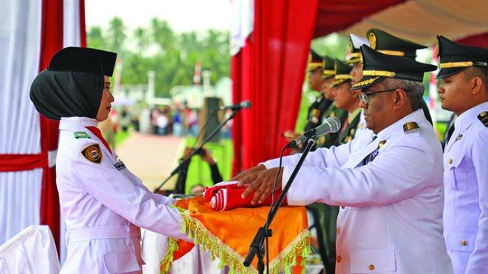 Mahyuzar Irup Upacara HUT Ke-79 RI - Serambinews.com