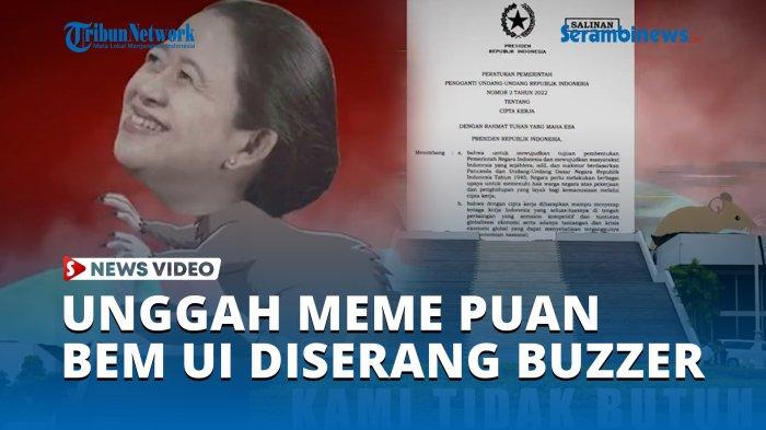VIDEO Unggah Meme Puan Maharani, BEM UI Diserang Buzzer - Serambinews.com
