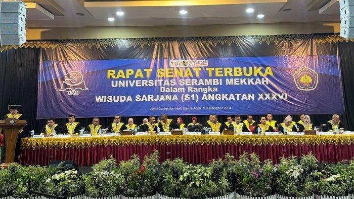 Universitas Serambi Mekkah Kembali Wisuda 310 Lulusan Angkatan 36, Ini Pesan Rektor ...