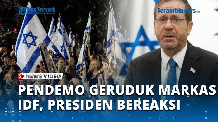 VIDEO - Berseragam Tentara, Perusuh Serbu Markas IDF, Presiden Israel ...