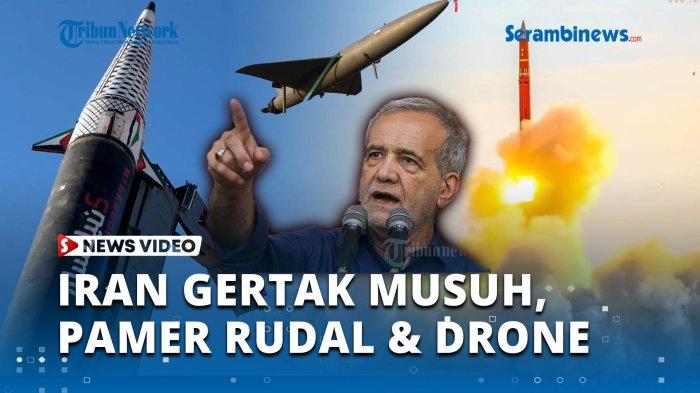 VIDEO - Iran Gertak Musuh, Pamer Rudal Balistik & Drone Baru - Serambinews.com