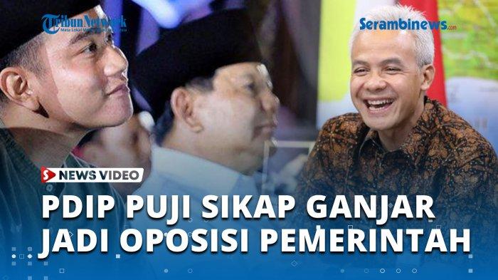 VIDEO - PDIP Puji Sikap Ganjar Deklarasi Jadi Oposisi Pemerintahan Prabowo-Gibran - Serambinews.com