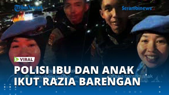 VIDEO - Sama-sama Polisi, Viral Ibu dan Anak Razia Bareng, Iptu Heny ...