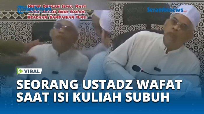VIDEO VIRAL Seorang Ustaz di Malaysia Wafat saat Isi Kuliah Subuh ...