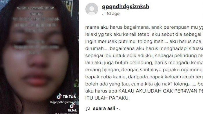 Viral Curhat Remaja Putri usai Ditinggal Ibu, Kini Dilecehkan Ayah Sendiri : Papa Mau Coba Kamu ...