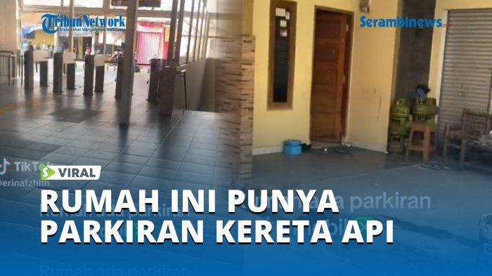 VIDEO Viral Rumah ini Punya Parkiran Kereta Api, Begini Penampakannya ...