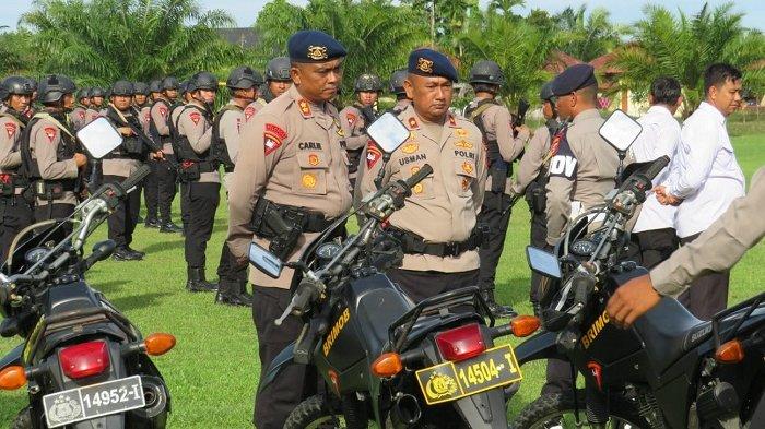 Wadansat Brimob Polda Aceh Kunjungi Batalyon C Pelopor, Periksa Kesiapan Pasukan Amankan Pilkada ...