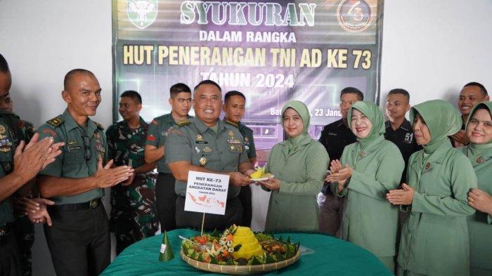 Kapendam IM Pimpin Syukuran HUT Penerangan Angkatan Darat Ke-73, Ajak Personel Terus Berinovasi ...